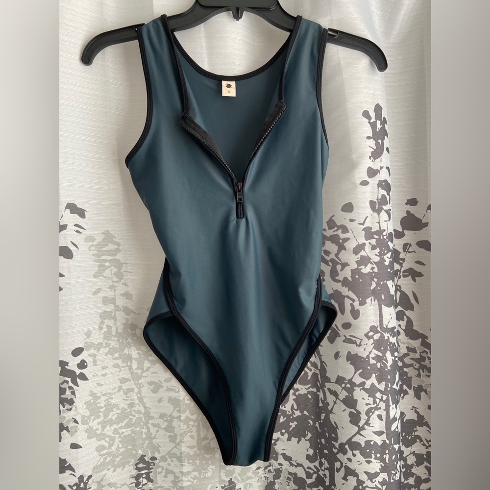 Baywatch Style One Piece Swimsuit Gem